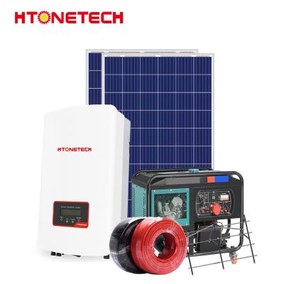 Cina Sistema di generazione di energia eolica solare ibrida Htonetech 200ah IP65 in vendita