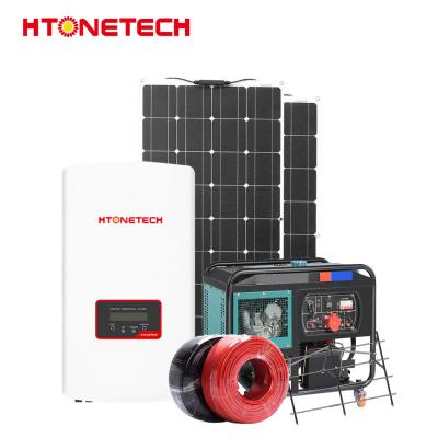 Cina Sistemi di energia solare ibridi pieghevoli Sistema di energia solare completo 380W in vendita