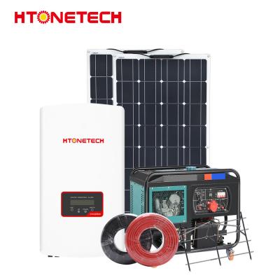 China Gerador diesel de 8 Kva Sistemas de energia solar híbrida à venda