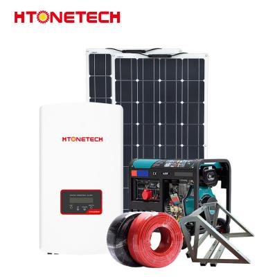 China Gerador diesel de 8 Kva Sistemas de energia solar híbrida à venda