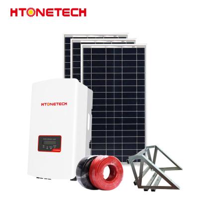 Cina Sistemi di energia solare a silicio monocristallino su rete batteria Lifepo4 da 1 kW in vendita