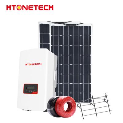 China Home Industrial Sistemas de energia solar em rede 300W 3000W 30Kw à venda