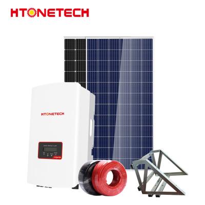 China IP65 Junction Box On Grid Zonne-energiesystemen 9000W 10000W Te koop