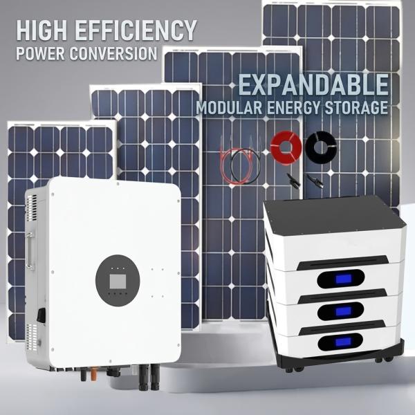 Quality 30KW50kwh PV Solar Power System with 30KW Panel+PCS+BOS+40KWH BESS ONLY 6999$ for sale