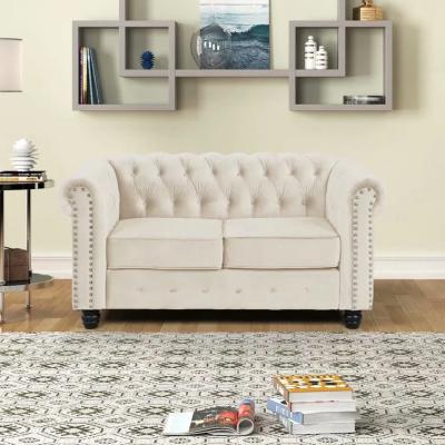 Cina Personalizzazione di alto livello Recreation Entertainment colori alternativi doppio uso beige velluto 3+2Sofa Living Room Set in vendita