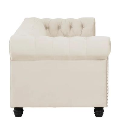 Cina Personalizzazione di alto livello Recreation Entertainment colori alternativi doppio uso beige velluto 3+2Sofa Living Room Set in vendita