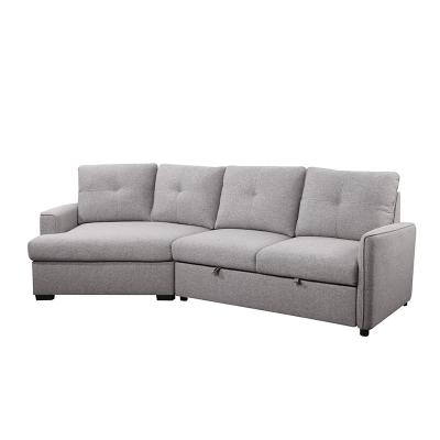 Cina 2P con tavolo da tè, set di divani d'angolo di forma unica, mobili di lusso per il soggiorno, set di divani d'angolo di Chesterfield. in vendita