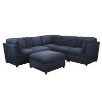 China Practical Antiwear Modern Modular Sofa , Foldable Sectional Couch With Chaise for sale
