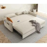China Foldable Upholstered Sofa Set Strong Wood Frame for sale