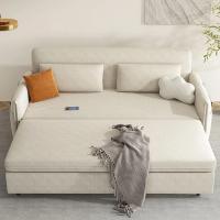 China Foldable Upholstered Sofa Set Strong Wood Frame for sale