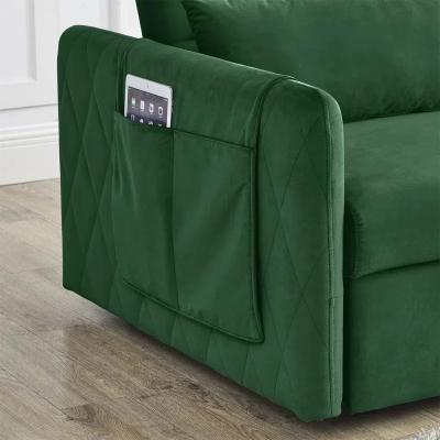Cina Vendite calde risparmio di spazio Appartamento mobili soggiorno divano set moderno Loveseat 2S di archiviazione estendibile multifunzionale in vendita