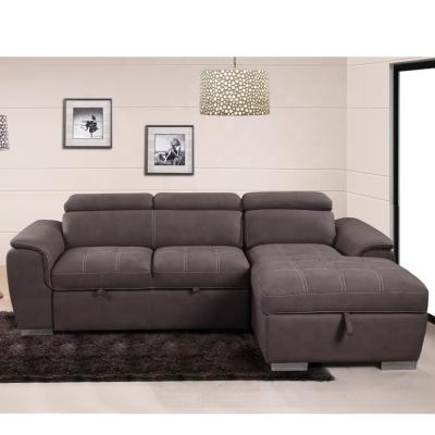 Cina Modello Capri OEM ODM Fabbrica fornitura diretta moderno soggiorno divano multifunzione mobili per la casa divano letto a L in vendita