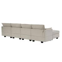 China Multifunctional Contemporary Modular Sofa Bed Extendable Breathable for sale