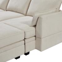 China Multifunctional Contemporary Modular Sofa Bed Extendable Breathable for sale