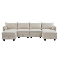 China Multifunctional Contemporary Modular Sofa Bed Extendable Breathable for sale