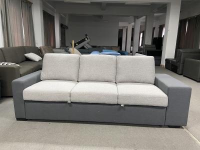 Cina OEM/ODM Arredamento Contrasto colori di tessuto di lino sedile da letto con letto estraibile e sedia da letto con sgabelli in vendita