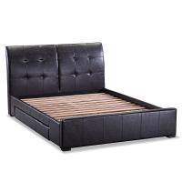 China Leather Apartment Ottoman Storage Bed With Drawers Practical for sale