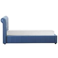 China Full Size Ottoman Storage Bed Multi Function Blue White Color for sale