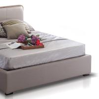 China Multiscene Leather Ottoman Bed , Practical Queen Platform Bed With Storage for sale