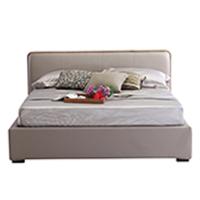 China Multiscene Leather Ottoman Bed , Practical Queen Platform Bed With Storage for sale
