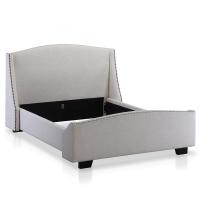 China Practical Hotel Queen Platform Bed , Multipurpose Queen Size Wooden Bed for sale