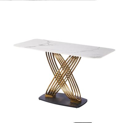 China ODM OEM Luxury Modern Dining Table Set Ceramic Chrome Gold Silver for sale