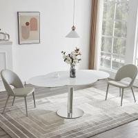 China Anti Scratch Modern Small Side Table , Multipurpose Stainless Steel Dining Table for sale