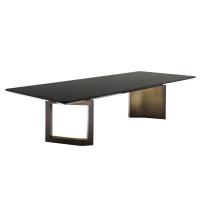 China Rectangle Luxury Modern Dining Table Set Minimalist Style Practical for sale