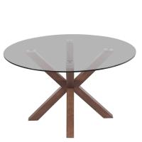 China Durable Glass Top Coffee Cafe Tables Multifunctional Adjustable for sale