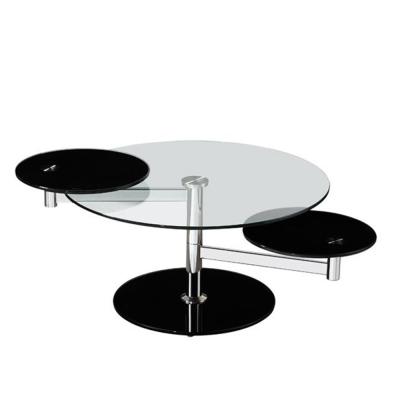 China Lightweight Coffee Cafe Tables Glass Material Multipurpose Practical for sale