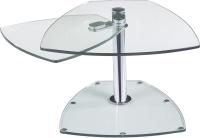 China Glass Nesting Coffee Cafe Tables Durable Multifunctional Adjustable for sale