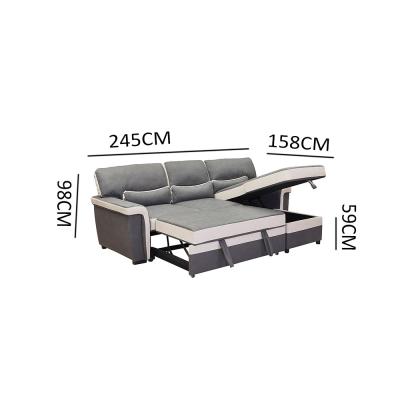 Cina Comodi antiusura estraggono lo strato, Multiscene Sofa Bed With Recliner in vendita