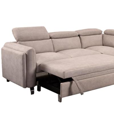 China Sectioneel Vouwend Sofa Bed Comfortable Practical With Recliner Te koop