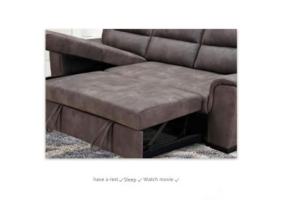 Cina Sezionale estragga la piegatura Sofa Bed Multipurpose Breathable Light grigio in vendita