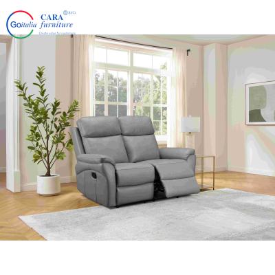 Cina 21189 Stile aziendale regolabile Casa Arredamento soggiorno Arredamento di cuoio Divano Set Grigio Nero in vendita