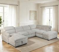 China Solid Wood Foam Spring Frame Home Furniture Sofas Including Storage Great Sleeper Solutions for Versatile for sale