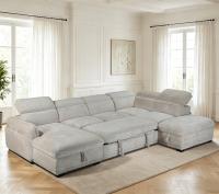 China Solid Wood Foam Spring Frame Home Furniture Sofas Including Storage Great Sleeper Solutions for Versatile for sale