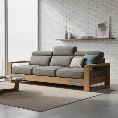 China European Style Family Sofa Incorporating Wood Frame and Mechanism Suitable for Modern Living Room Designs for sale