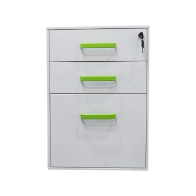 China KD A4 File pedestal, Metal Filing Office Storage cabinet, Mobile moving Pedestal cabinet, each drawer can load 35KG for sale