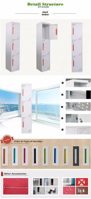 China 2017 Professional design vertical steel locker home sports  metal locker, knock down structure, steel handle for sale