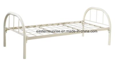 China Powder coating Hot Sale Cheap Price Modern Design Steel Metal Single Bed for Hotel using for sale
