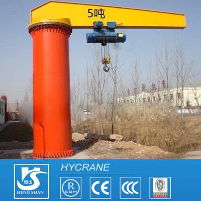 China Different Capacity Customized 1ton 3ton 5ton 10ton Pillar Mounted Free Standing Jib Crane for sale