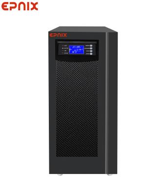 China 10kva 8kw phase 1/1 high frequency online UPS power supply with build-in battery 192VDC(9ah*16pcs) uninterrupted UPS for sale