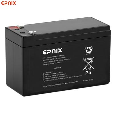 China 9AH 12VDC（20HR） UPS battery rechargeable VRLA AGM battery valve regulated lead-acid battery for sale