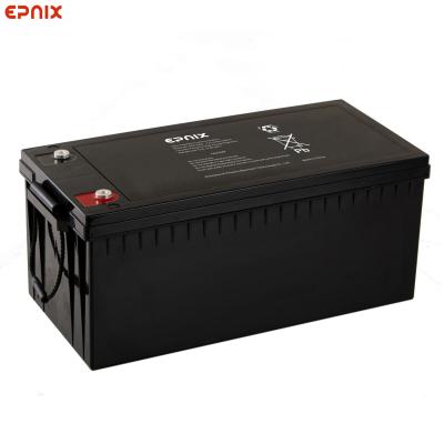 China 200AH 12VDC（20HR） UPS battery rechargeable VRLA AGM battery valve regulated lead-acid battery for sale
