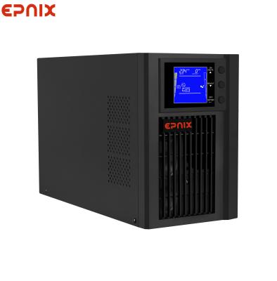 China 1kva 0.8kw 36VDC phase 1/1 high frequency online UPS power supply with external battery uninterrupted power supply for sale