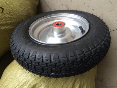 Cina Dimensione 350-400mm Industrial Polyurethane PU Foam Wheel For Trolley Barrow Golf Car in vendita