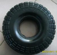 China 350-400mm PU Foam Wheels Diamond Pattern For Trolley for sale