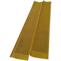 China 200-600mm Width Flip Flow Polyurethane Screen Mesh With Comb Square Oblong Aperture for sale