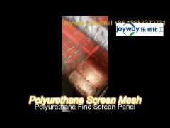 700mm*1040mm polyurethane fine screen mesh for screener